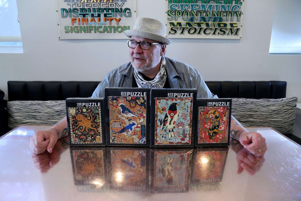 If you’re artist Tony Fitzpatrick and sidelined by the pandemic, you c