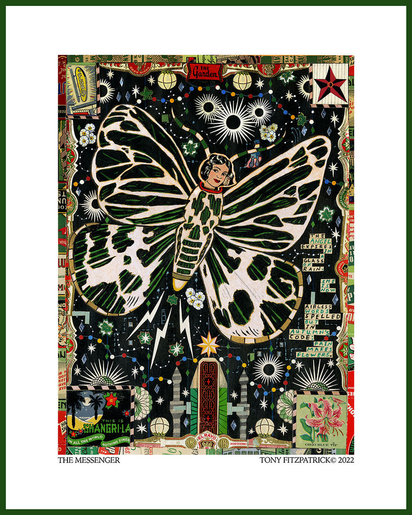The Messenger Poster | Tony Fitzpatrick | Artist