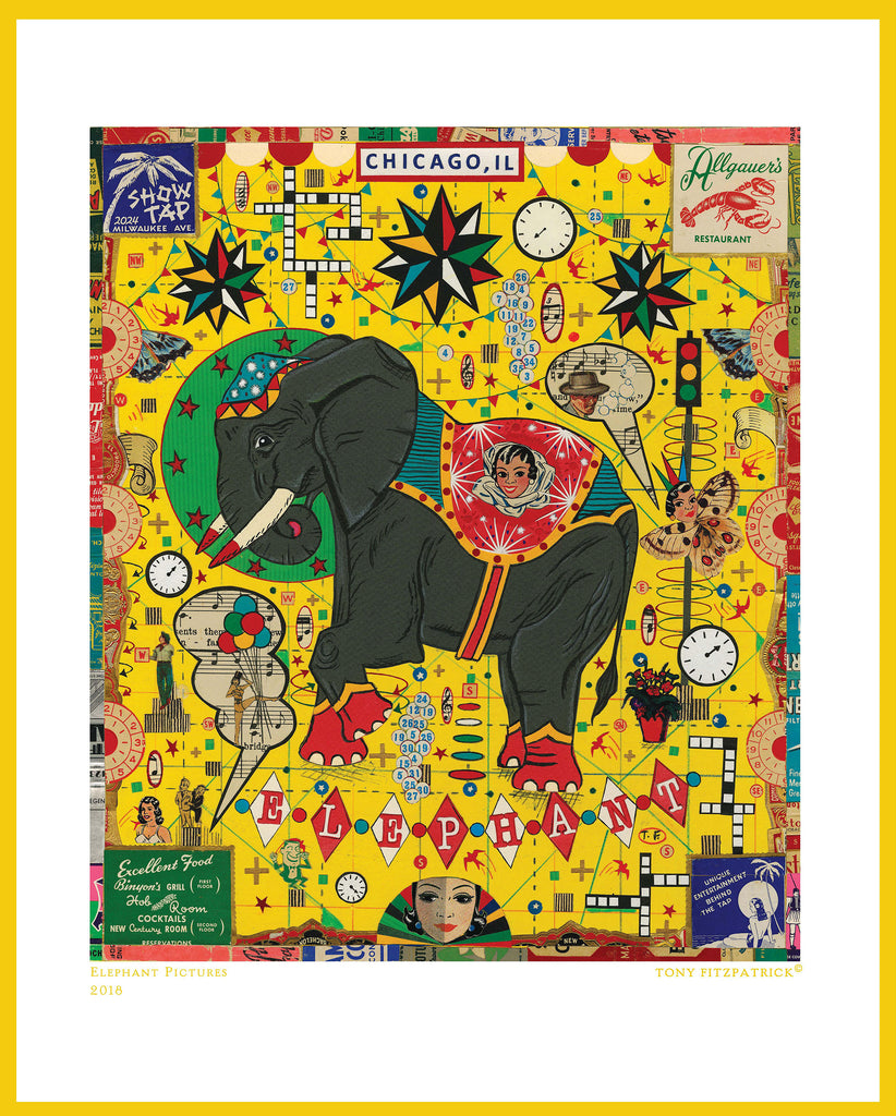 Elephant | Tony Fitzpatrick | Artist